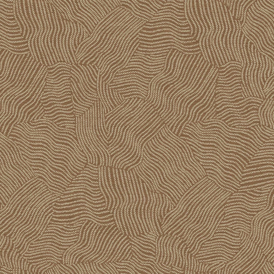 Design tapéta terrakotta hullám mintával | Tapéta Trend Tapétabolt