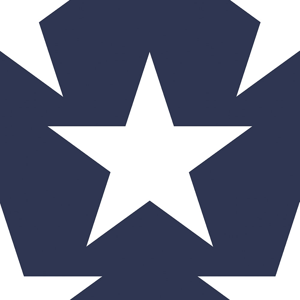 Exclusive dekor gyerek tapéta nagy csillag mintával kék színben ...