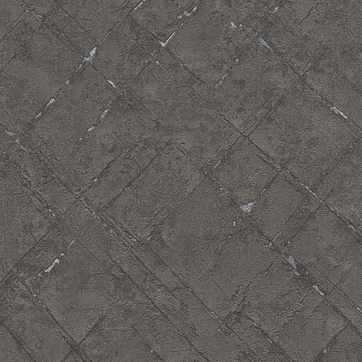 Fekete modern tapéta struktúrált felületű geometriai mintával | Tapéta ...