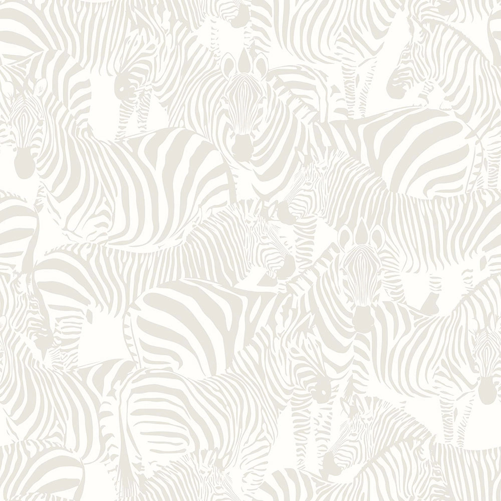 Zebra mintás gyöngyház fehér design tapéta | Tapéta Trend Tapétabolt